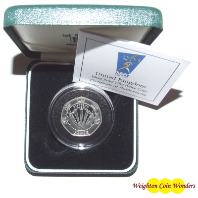 Silver Proof 50p : Weighton Coin Wonders, Gold & Silver Coin Specialists