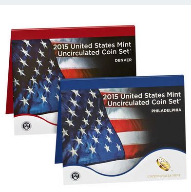 2015 United States Mint Uncirculated Coin Set (P & D) - £28.95 ...